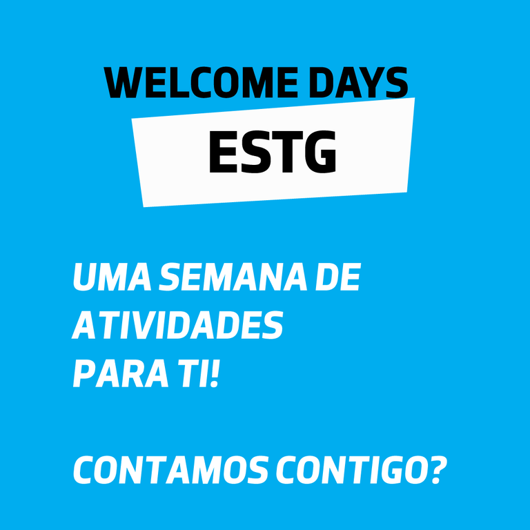 ESTG Welcome Days: Bem-estar na Academia — ESTG - Escola Superior de ...