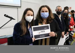 Marta Moreira venceu o prémio Best Paper no ESTG Masters — ESTG ...
